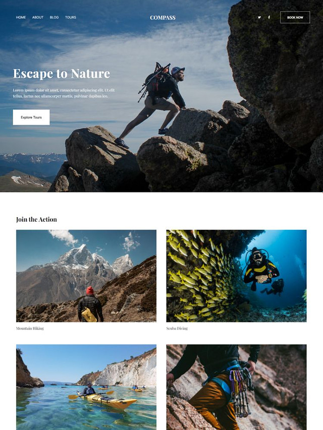 Website Templates for Community and NonProfit Websites