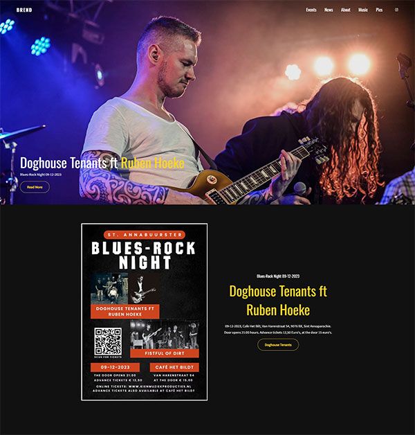 Best Music Portfolio Examples