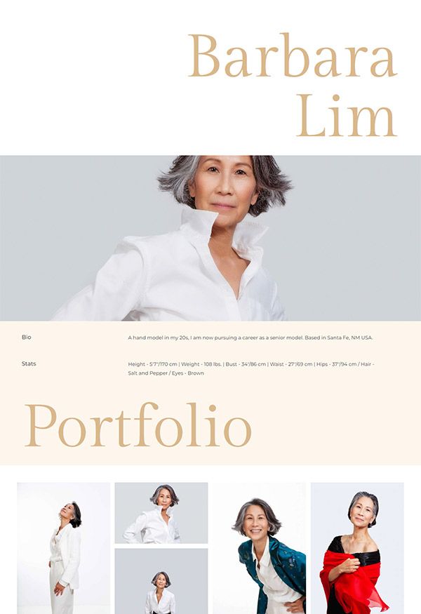 Best Model Portfolio Examples